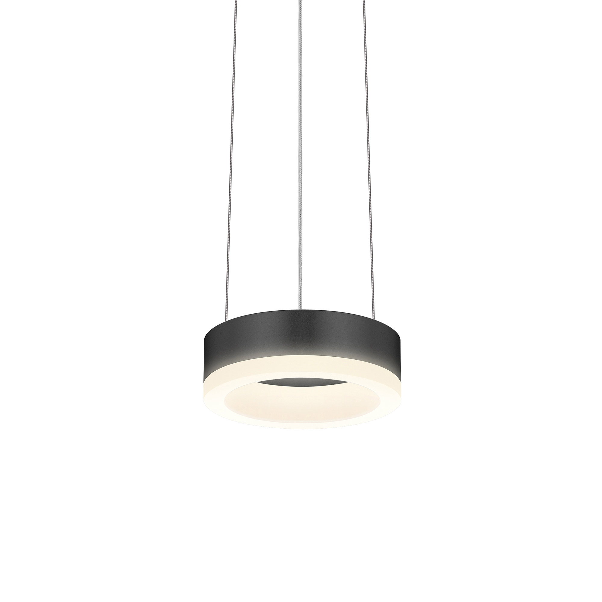 SONNEMAN Corona LED Ring Pendant with 240" Cable - 3000K | Wayfair