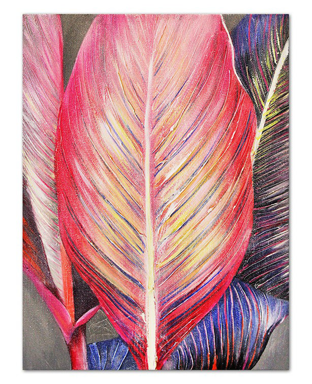 Bay Isle Home Abstraction - Wrapped Canvas Painting | Wayfair.co.uk