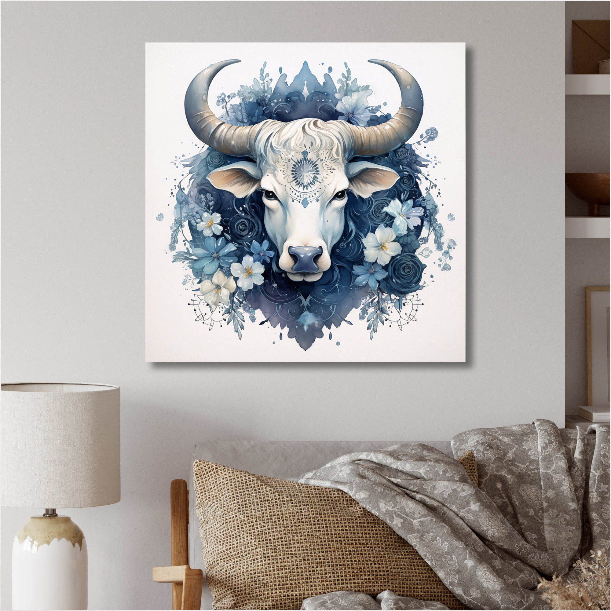 Mercer41 Taurus Zodiac Sign V - Astrology Metal Wall Decor - Wayfair Canada