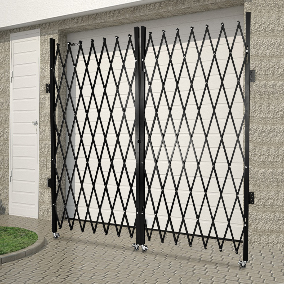 FRONG Double-Folding Metal Security Gate | Wayfair