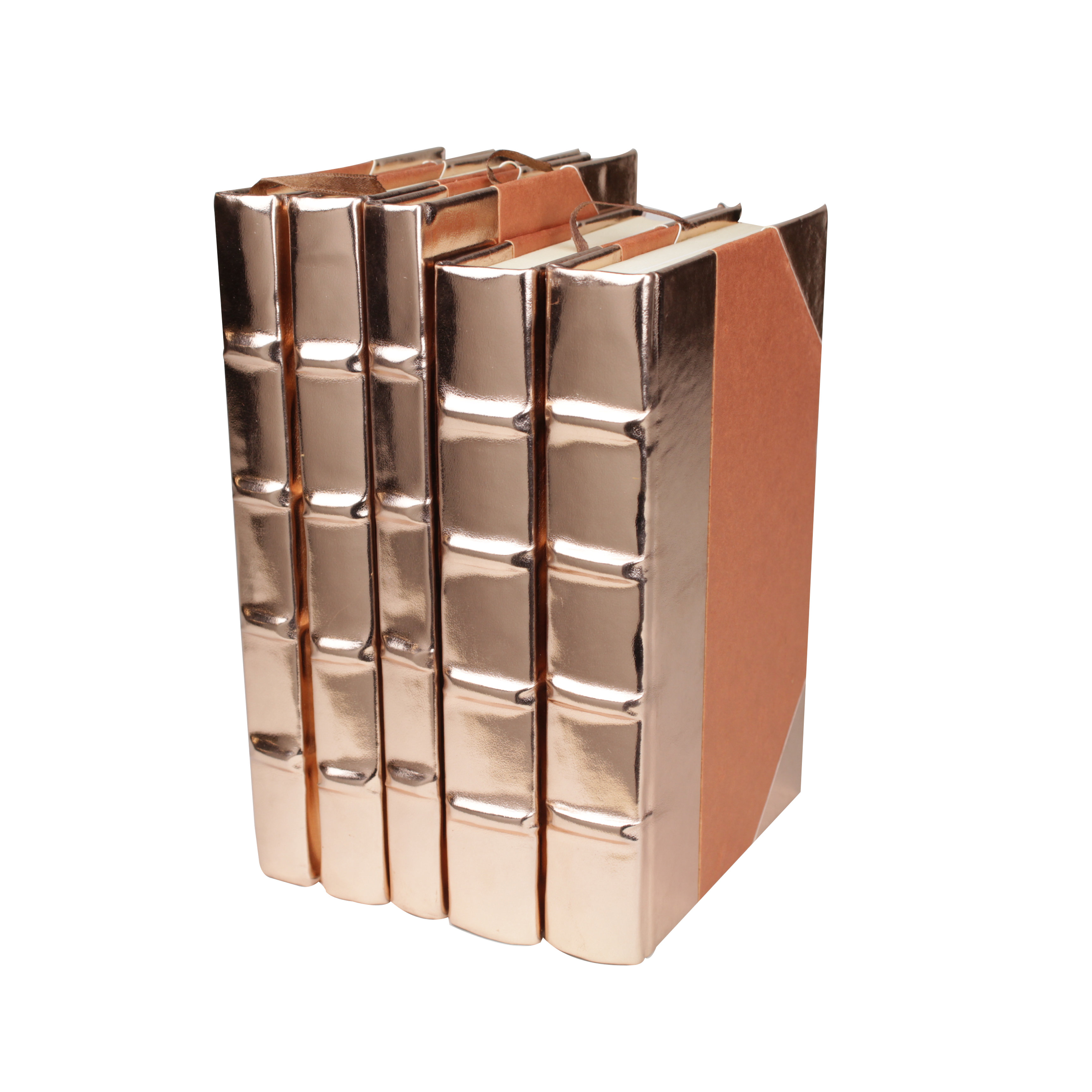 Leather Books Handmade Entertainment Decorative Book | Wayfair