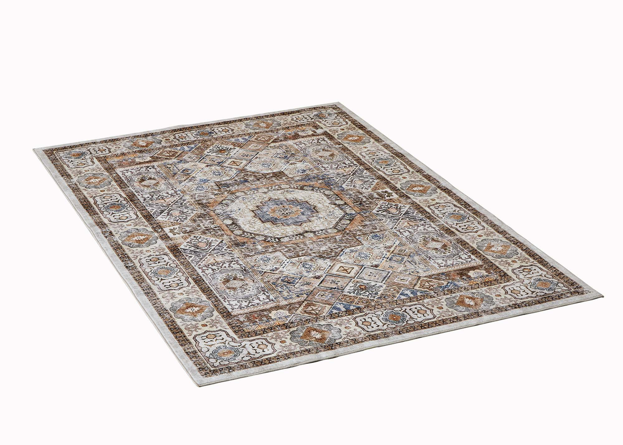 Bungalow Rose Three Sizes Of Multi-Colored Faux Cashmere Area Rugs ...