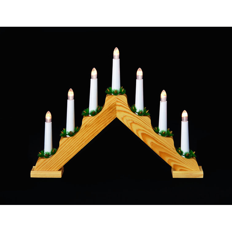 The Seasonal Aisle Wooden Candle Bridge | Wayfair.co.uk