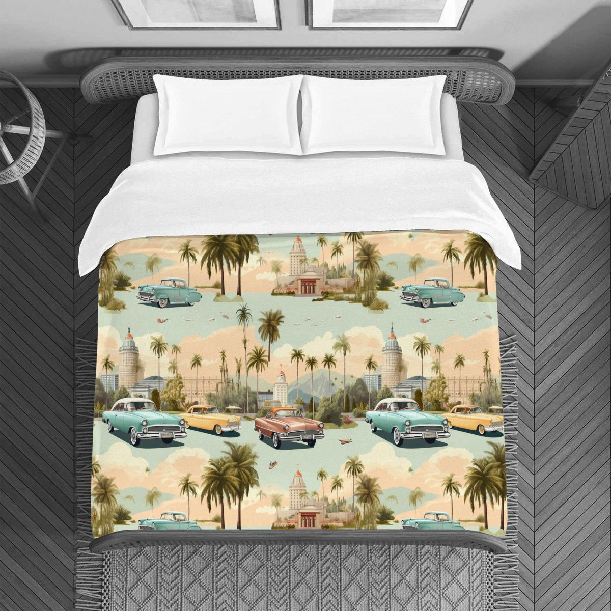 VisionDecor Hollywood Urban Hollywood Bedding Style Duvet Cover Blue ...