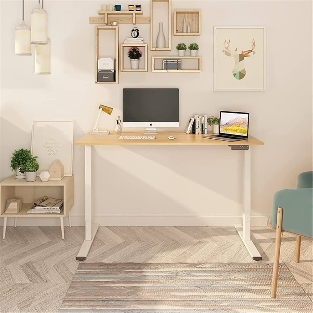 Ebern Designs Adjustable Height Standing Desk | Wayfair