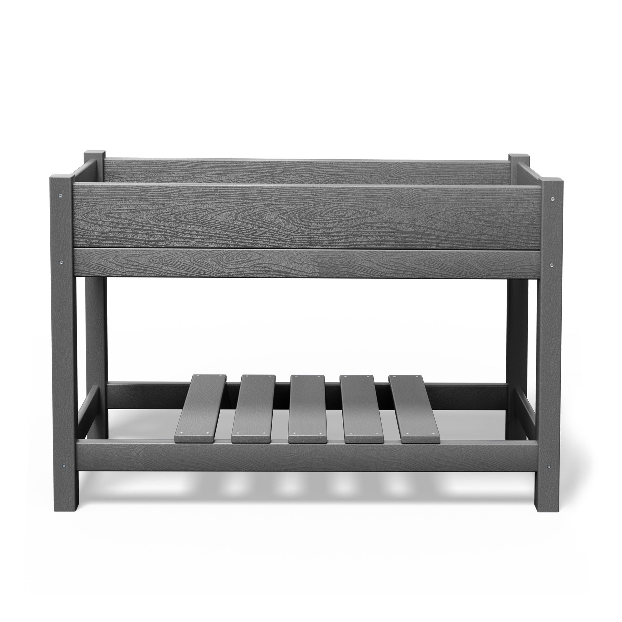 Latitude Run® High-Density Polyethylene Elevated Planter Raised Garden ...