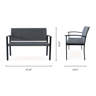 Lark Manor™ Granillo Modern Garden Rope Bench & Reviews | Wayfair