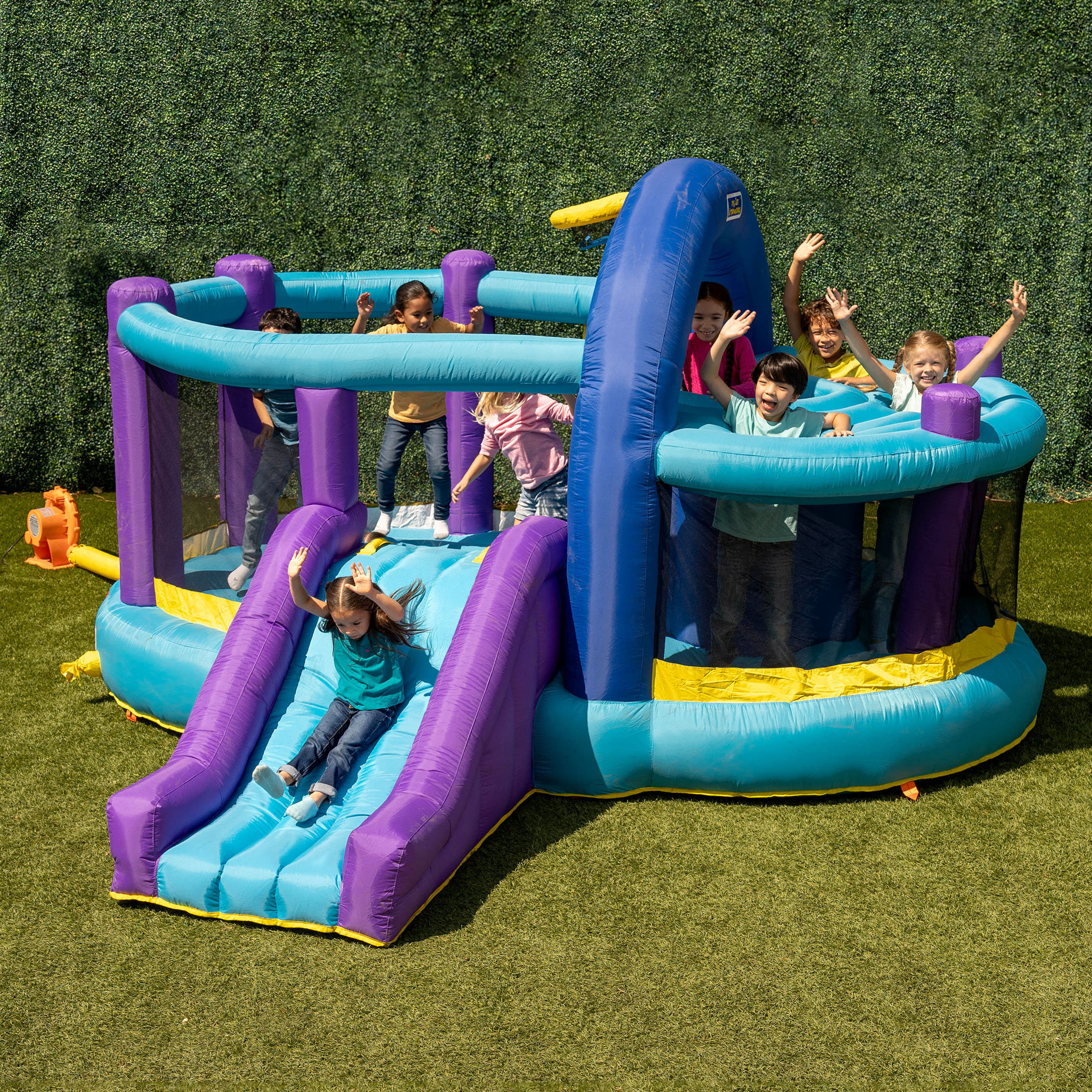 Sportspower™ Inflatable Bounce House with Kid’s Whack-A-Play Game ...