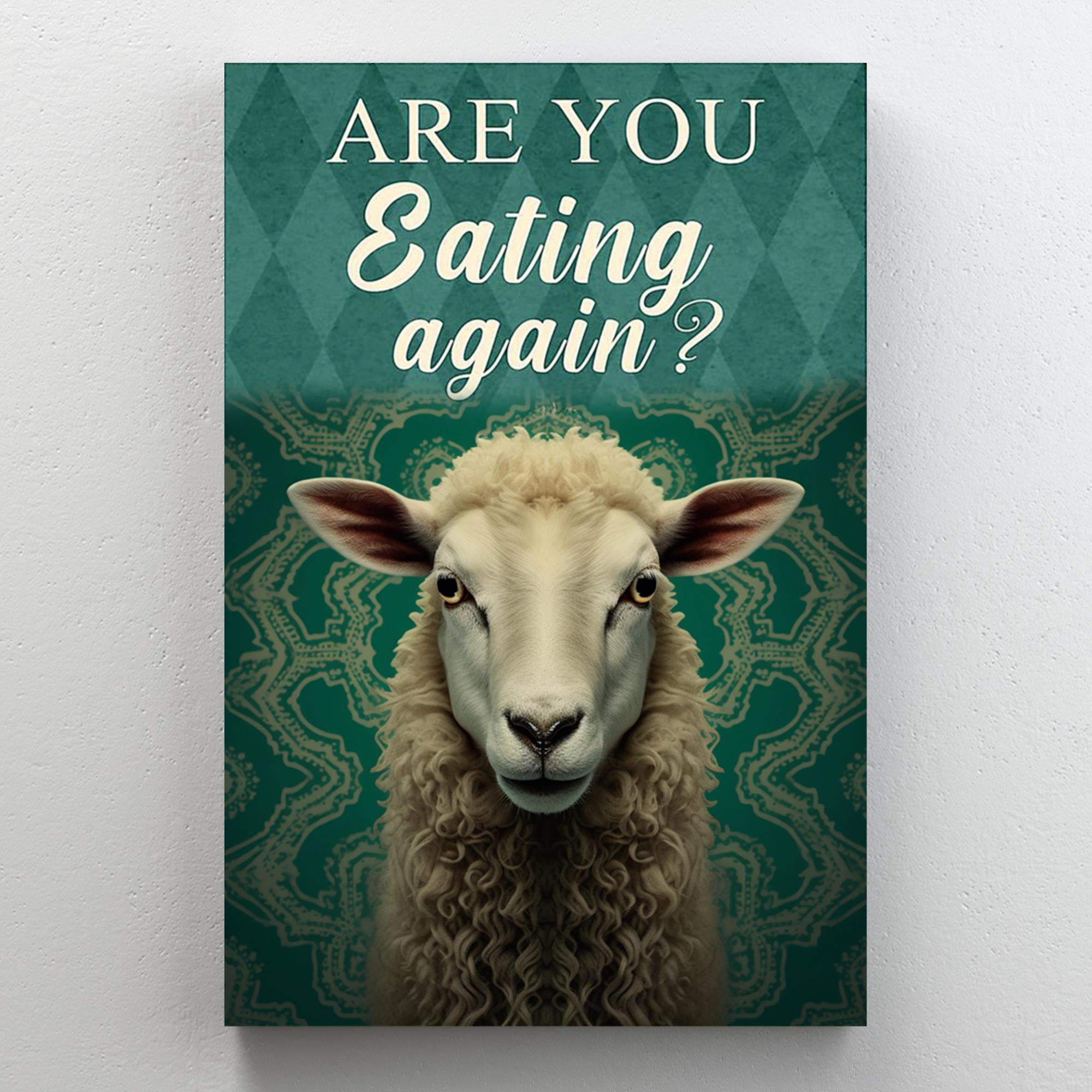 Trinx Ireonna Sheep Are You Eating Again 1 - Rectangle Graphic Art ...
