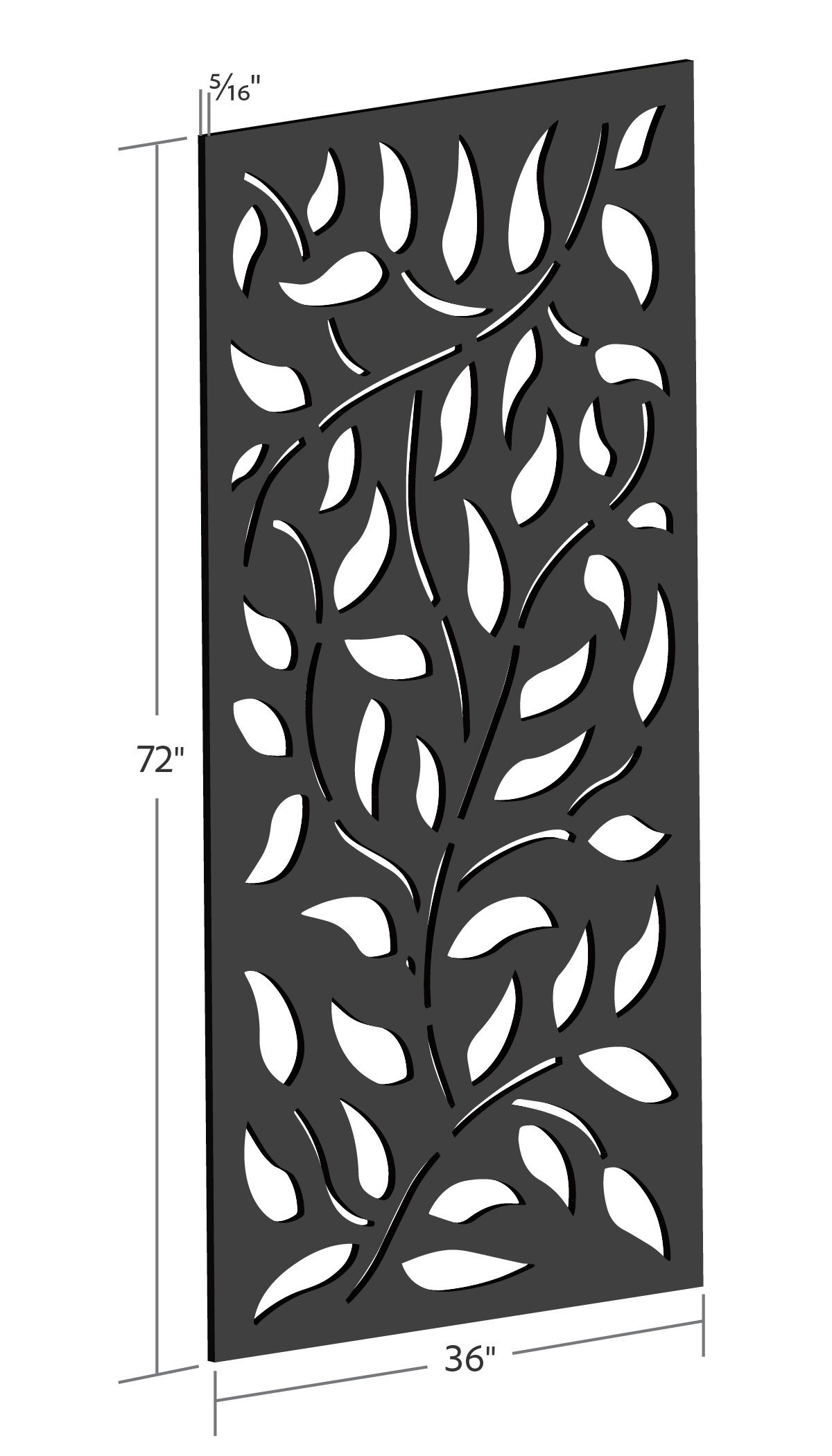 DESIGN-VU Vines Decorative Privacy Panel & Reviews | Wayfair