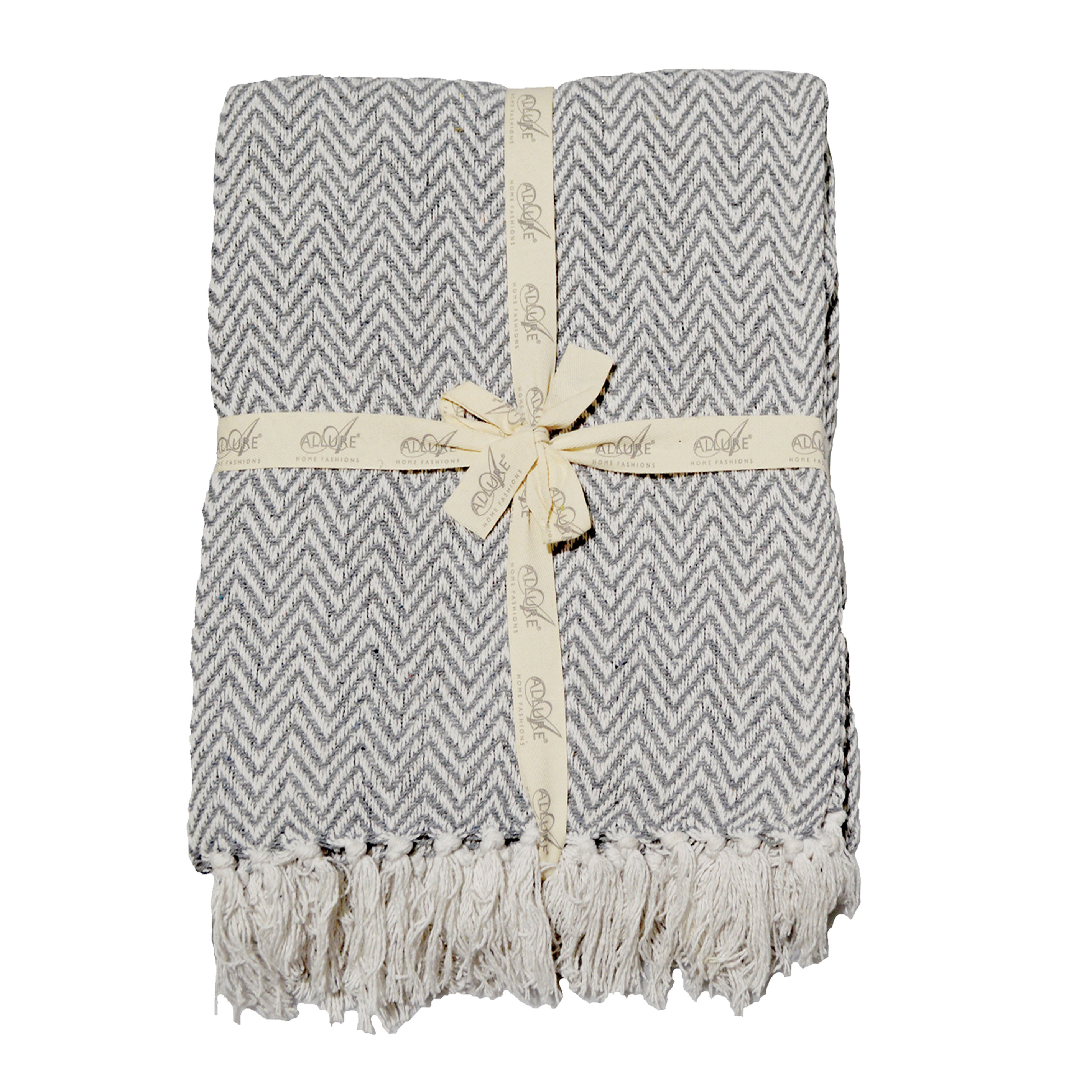George Oliver Audley Chevron Herringbone Throw Blanket & Reviews ...
