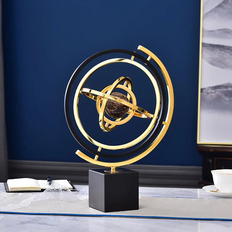 Everly Quinn Globe Table Statue | Wayfair