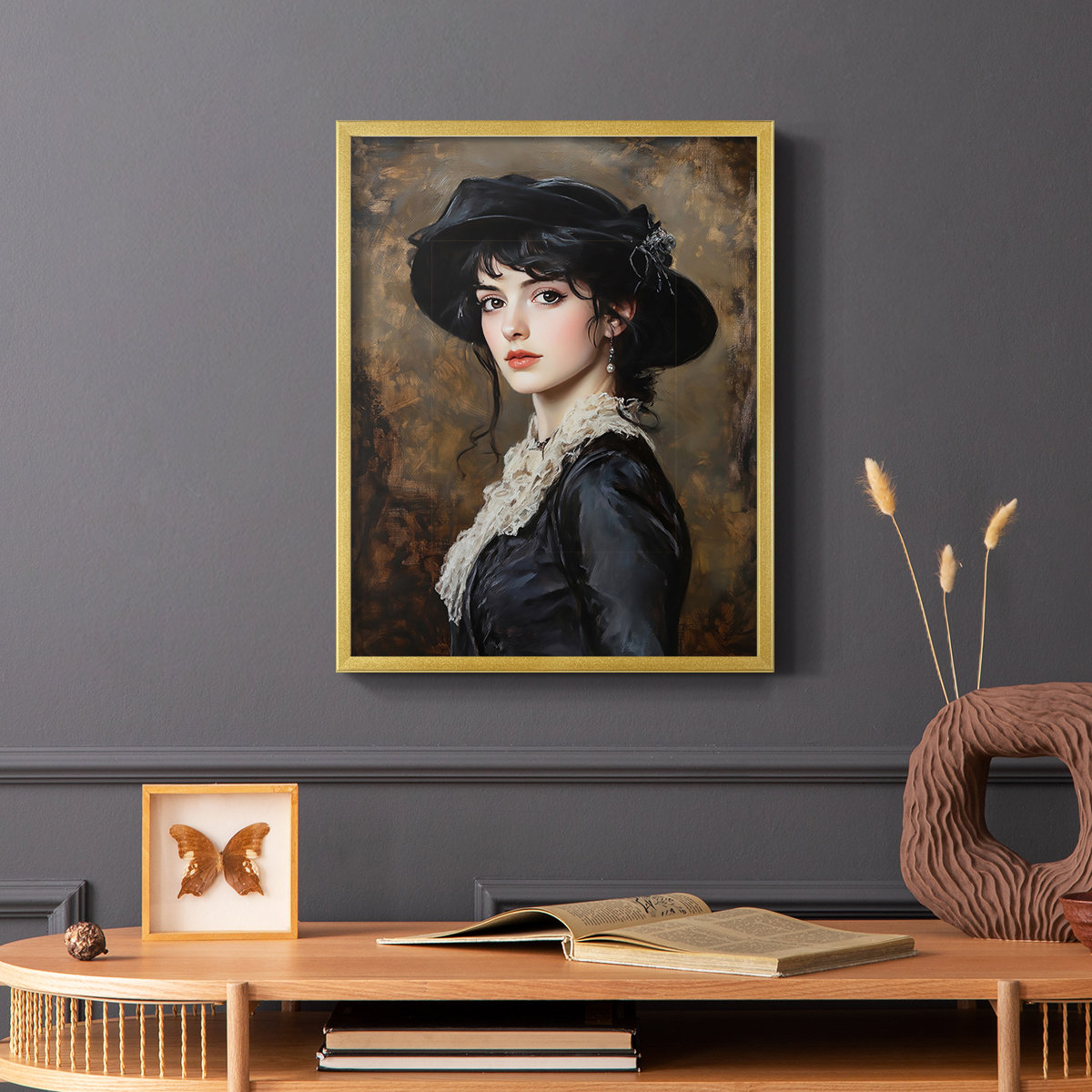 Ebern Designs WOMEN Series CLXXIII -Premium Framed Print -Ready to Hang ...
