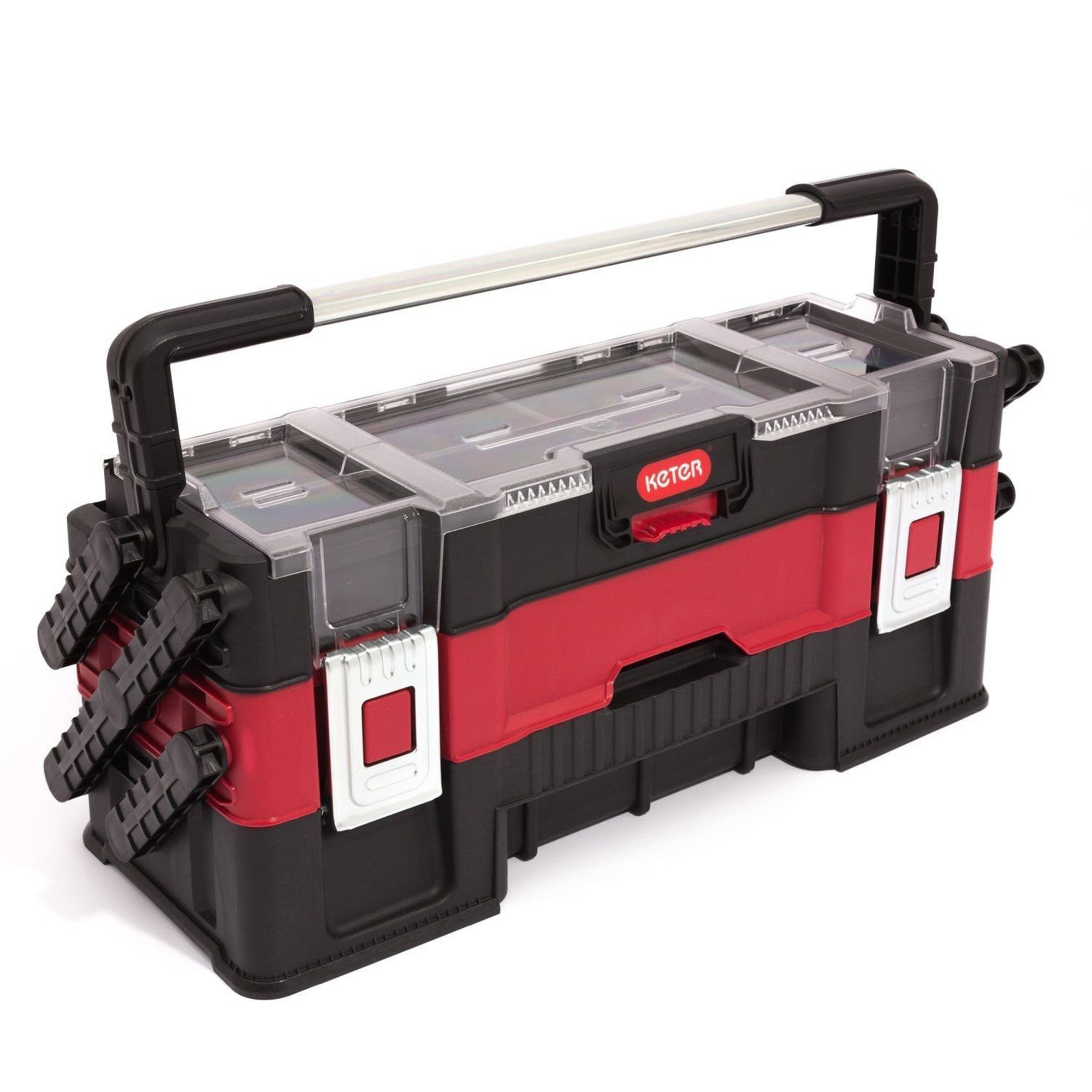 Keter Canti Trio Organizer 3-Layer Cantilever Toolbox | Wayfair.co.uk