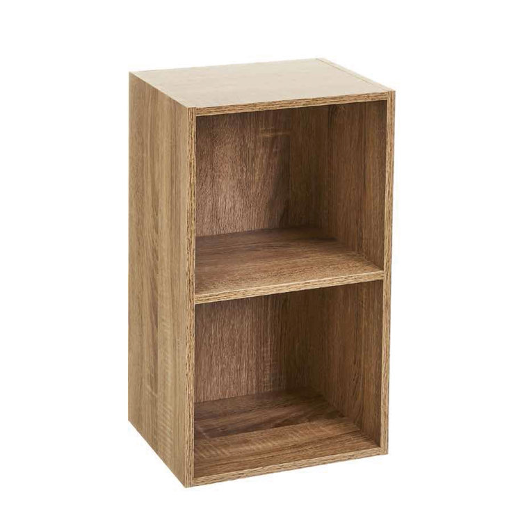 Alpen Home 2 Cube Unit Oak | Wayfair.co.uk