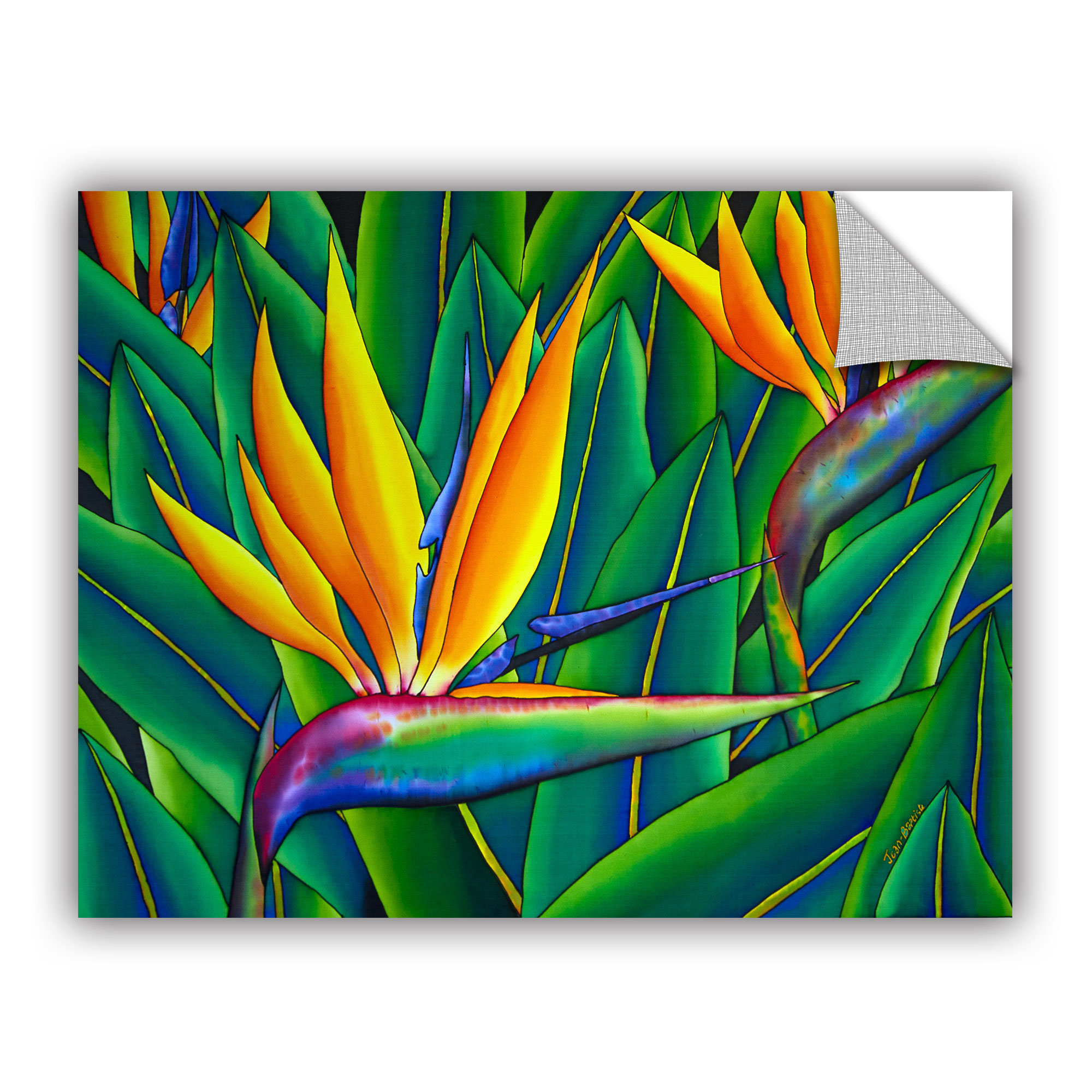 Bay Isle Home™ Daniel Jean-Baptiste Bird of Paradise Wall Decal ...