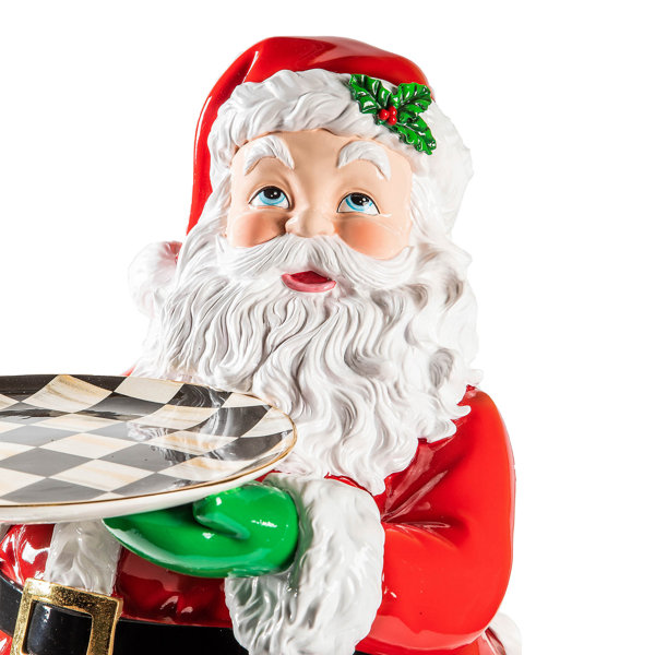 MacKenzie-Childs Jolly Santa Butler | Wayfair