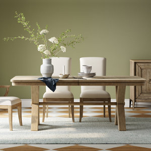 Birch Lane™ Regan Extendable Trestle Dining Table & Reviews | Wayfair