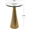Willa Arlo™ Interiors Sherborn Cole And Grey Aluminum Cone Geometric ...