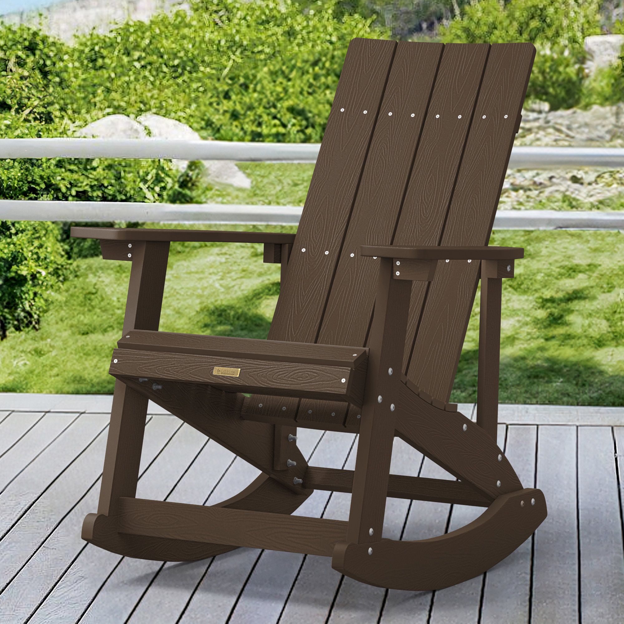 Dovecove Nikki Outdoor Rocker Chair | Wayfair
