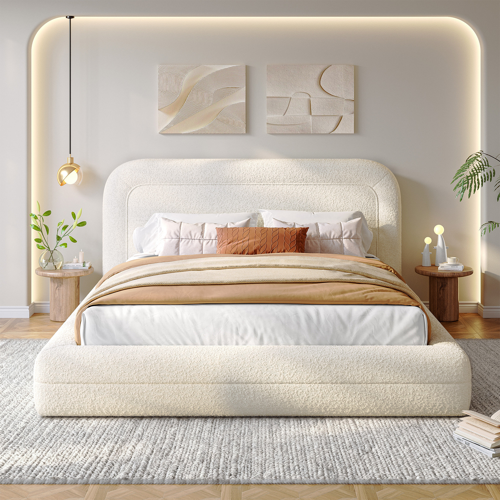 soft bed frame dupe