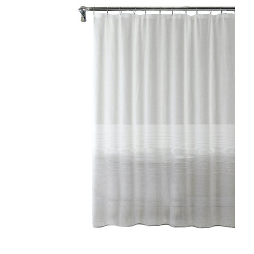 Wrought Studio Ayriana Ombre;Striped Shower Curtain | Wayfair
