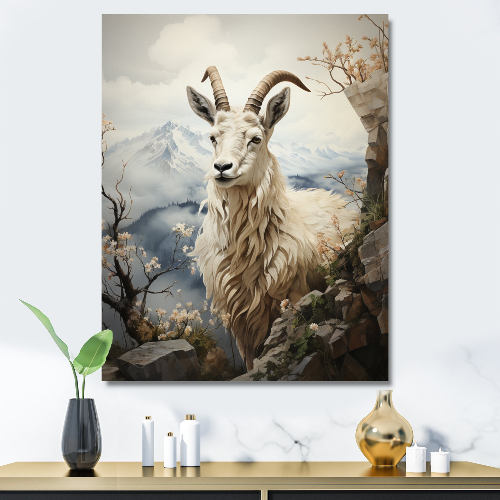 August Grove Goat Gratification II - Animals Canvas Art Print - Wayfair ...