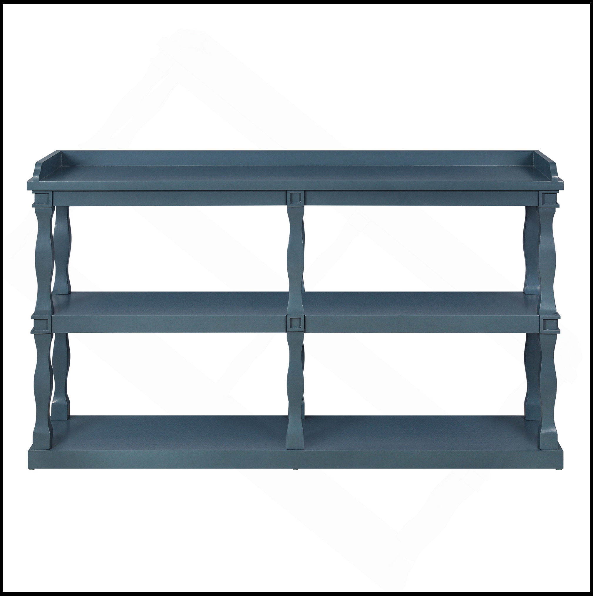 Ophelia & Co. Console Table With 3-Tier Open Storage Spaces And Roman ...