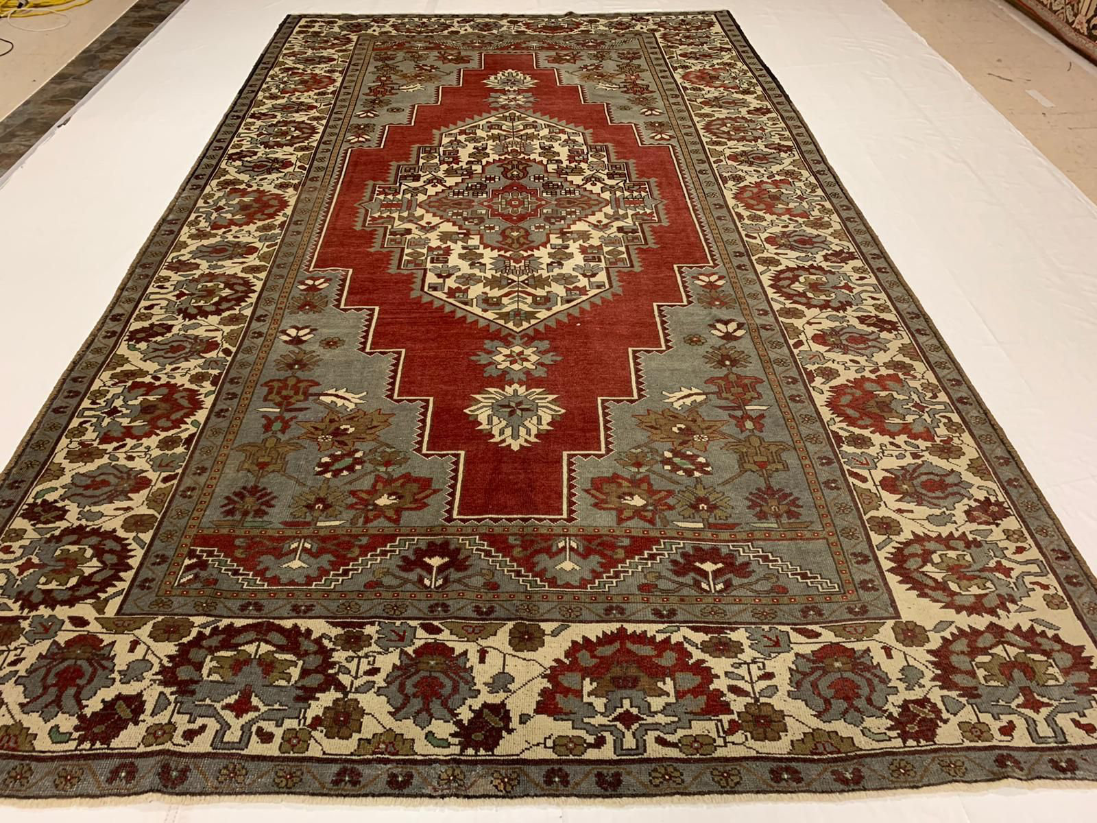 Bungalow Rose 7X12 Vintage Anatolian Distressed Turkish Dowry Tribal ...