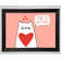 Happy Larry I Meow You Very Much Framed Print | Wayfair.co.uk