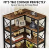 Williston Forge Lorrona Corner Bookcase & Reviews | Wayfair.co.uk