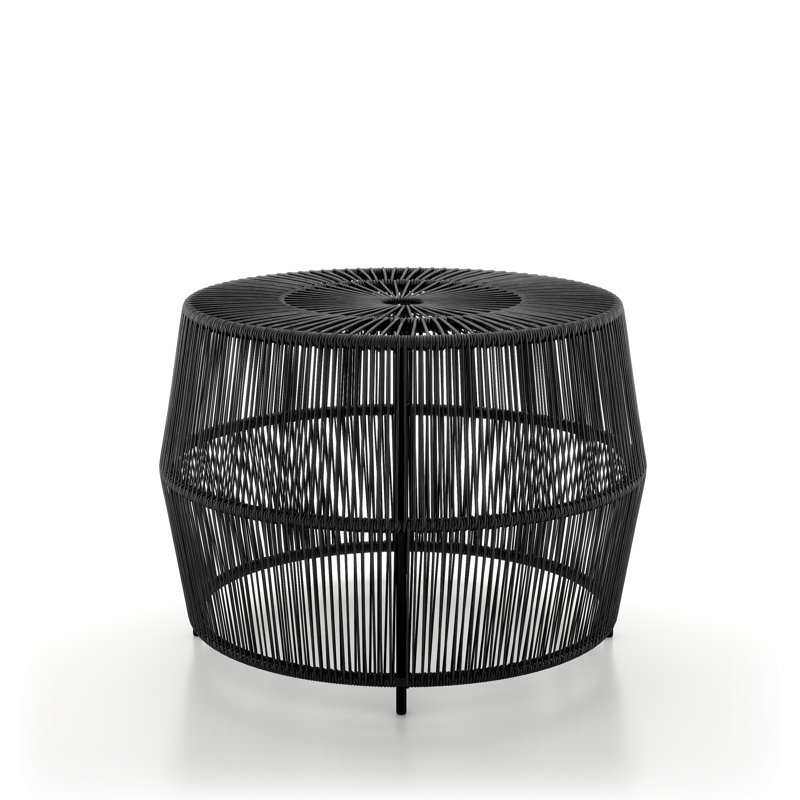 Bay Isle Home Hicklin Round Steel Outdoor Coffee Table & Reviews | Wayfair