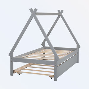 Isabelle & Max™ Solid Wood Tent Floor Daybed with Trundle "& Reviews ...