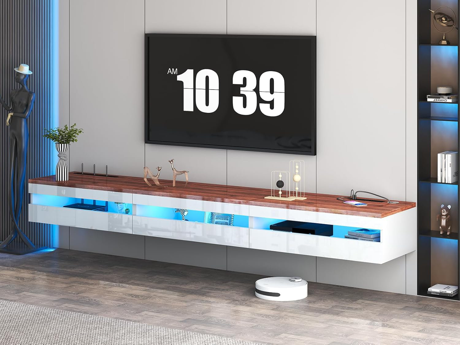 Wrought Studio™ Floating TV Stand - Floating Entertainment Center with ...