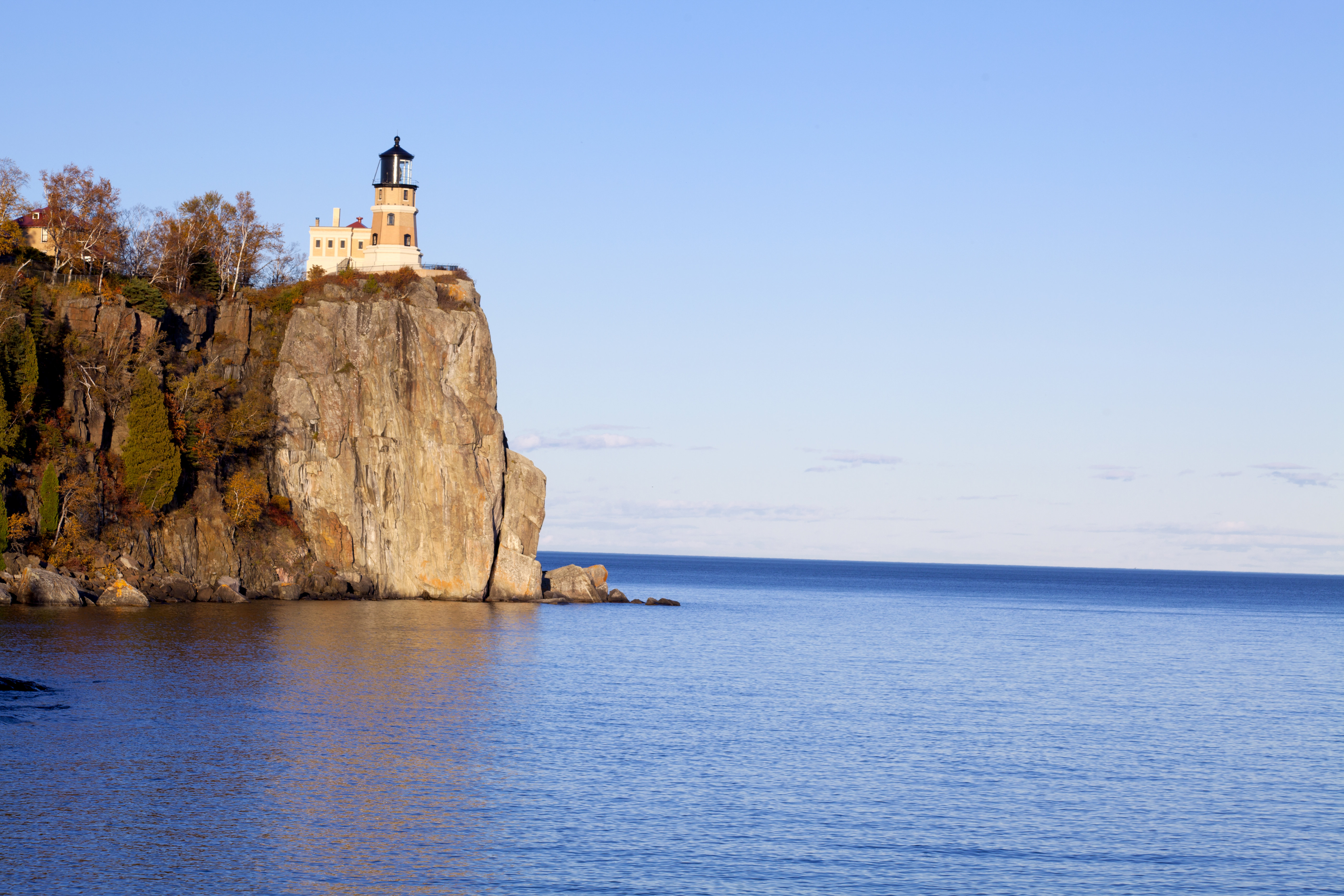 Breakwater Bay Split Rock Lighthouse by Aneese - Wrapped Canvas ...