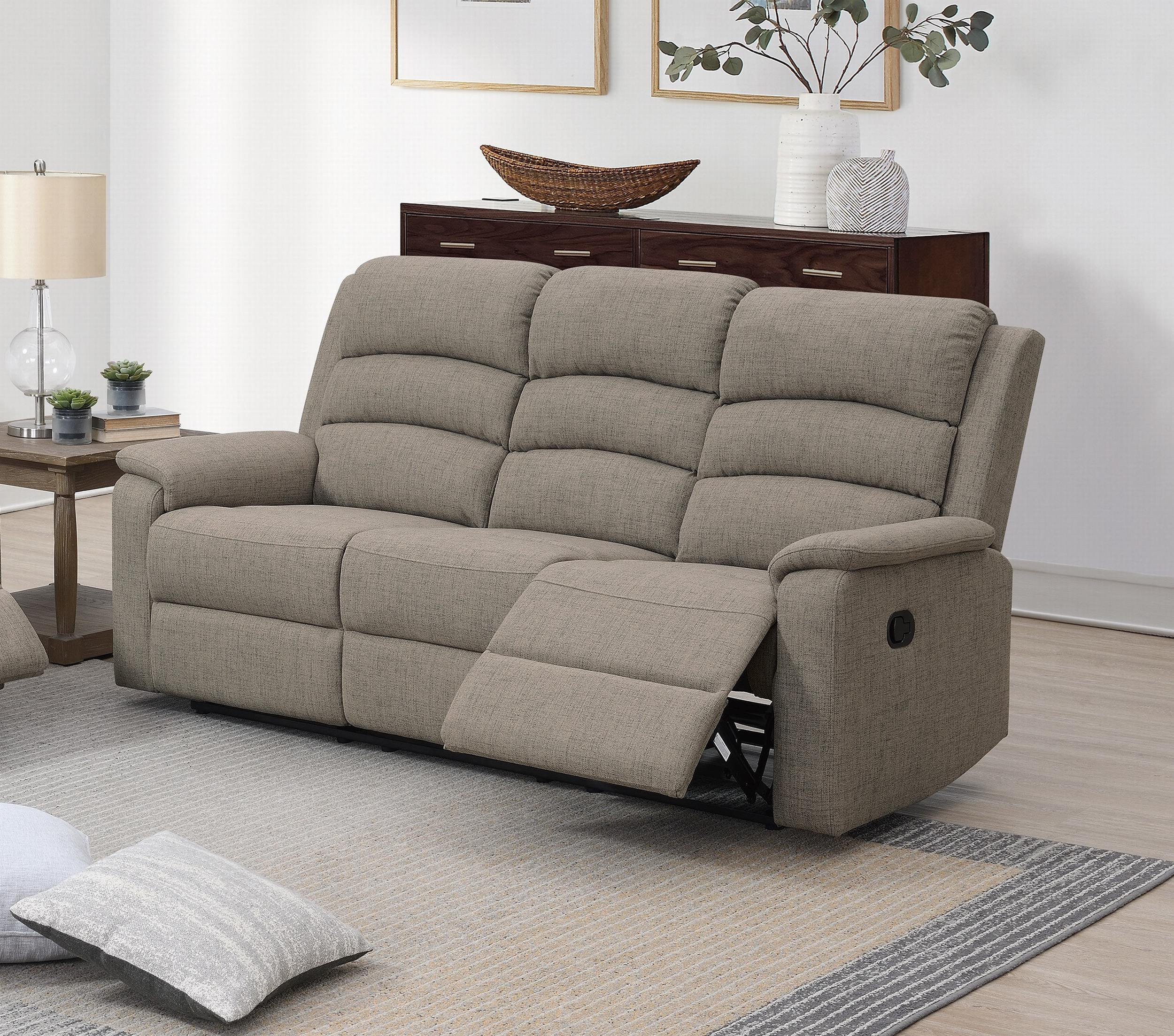 Latitude Run® Edna 74'' Linen Reclining Sofa | Wayfair