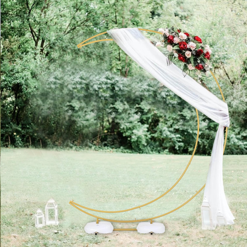 IFBECT 6.9ft Balloon Moon Arch Stand Curved | Wayfair