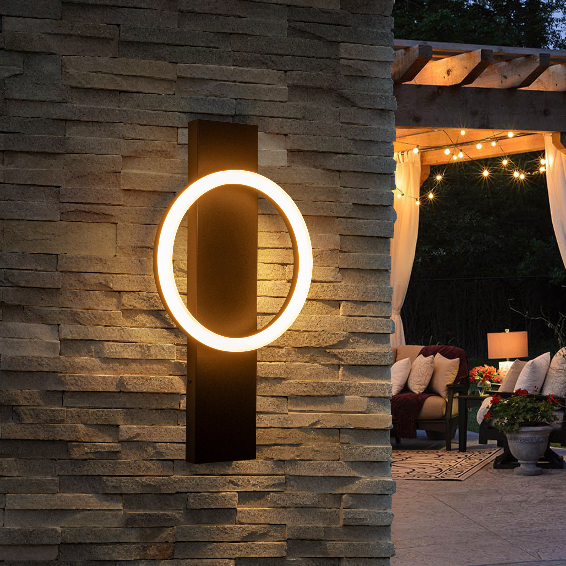 Ivy Bronx Ring Led Wall Light | Wayfair