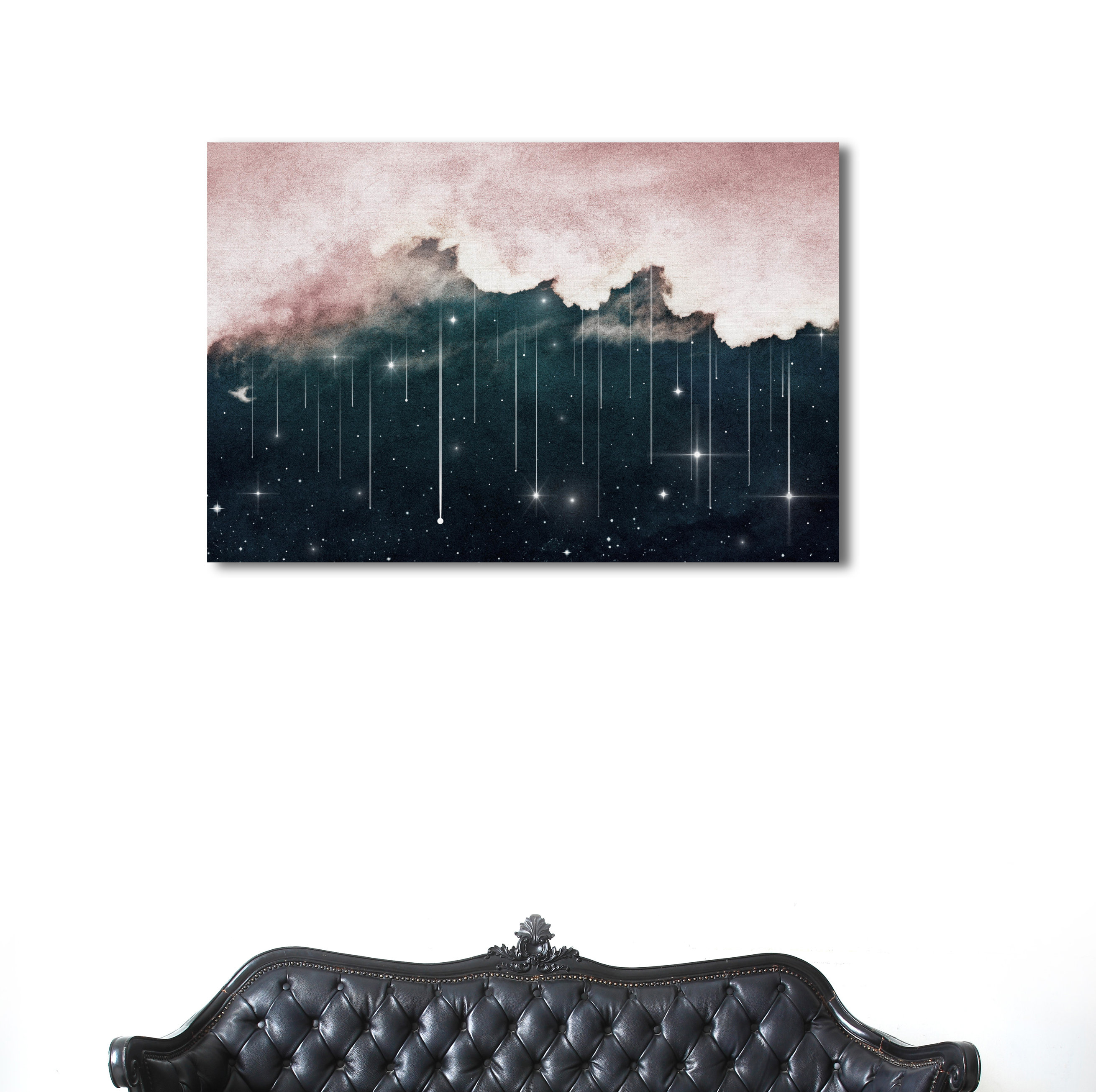 Oliver Gal Prints Starry Eyes Starry Night Skyscapes - Print on Canvas ...