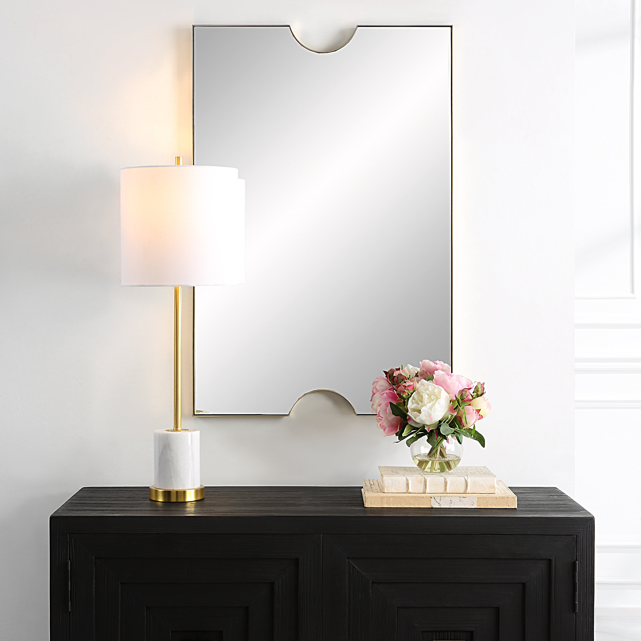 Mercer41 Ticket Gold Vanity Mirror - Wayfair Canada
