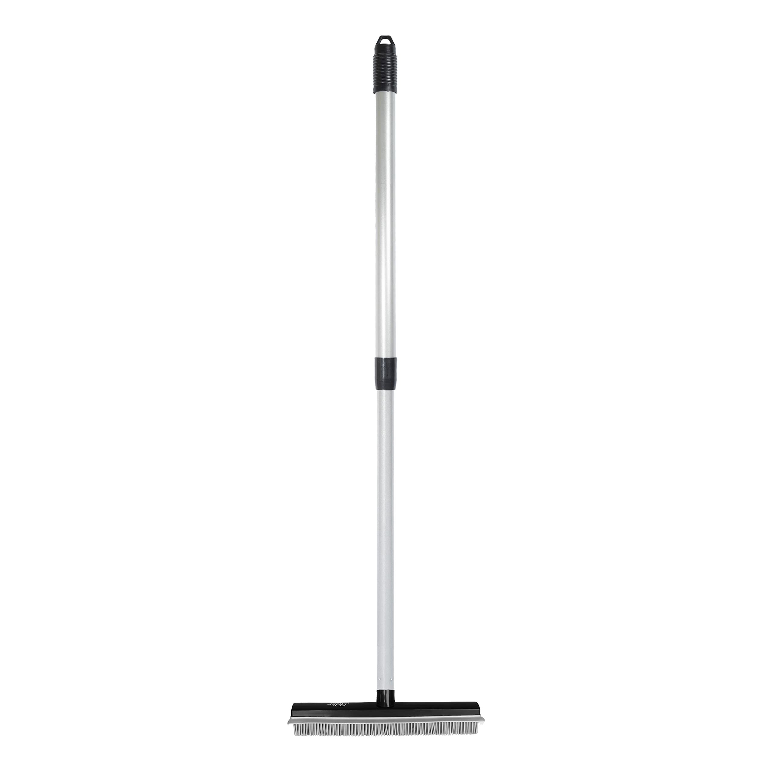 MODERN WALLS LLC Rubber Broom – For Carpets Floors Stairs Upholstery ...