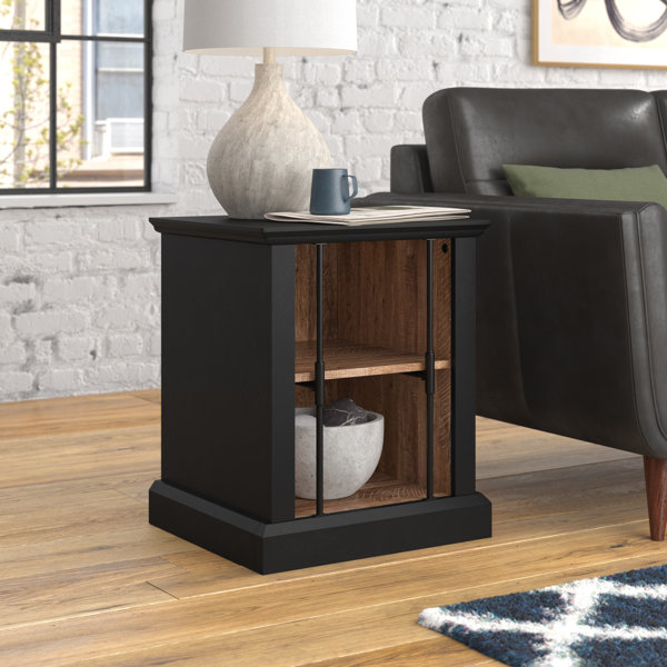 Trent Austin Design® Scarlett Two-Toned Rustic End Table With 2 Open ...