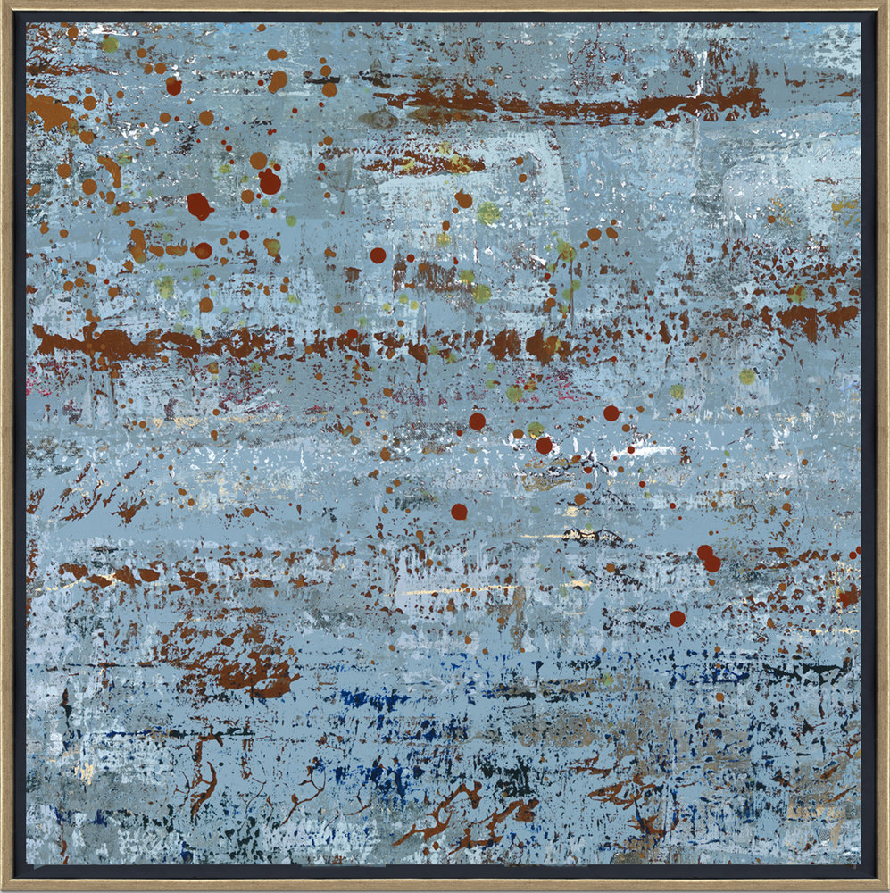 Wendover Art Group Lithosphere 20 - Floater Frame Painting on Canvas ...