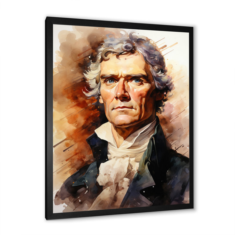 Winston Porter Thomas Jefferson President Portrait On Canvas Print ...