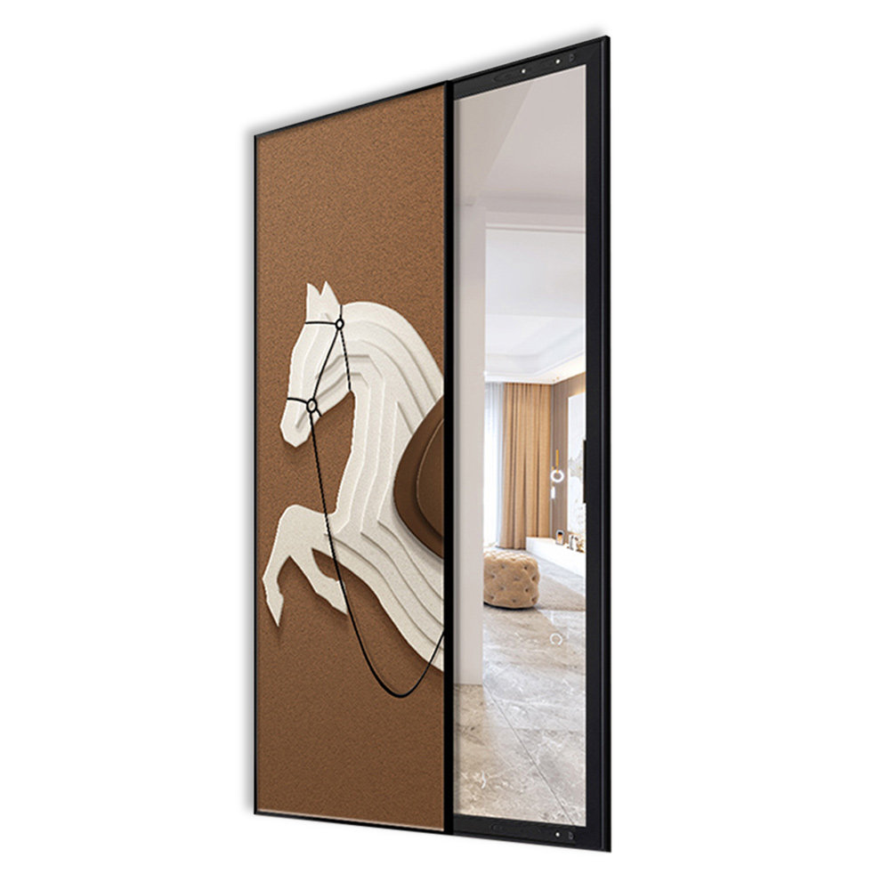 FOLVOJ Advanced sense light luxury invisible mirror mural | Wayfair