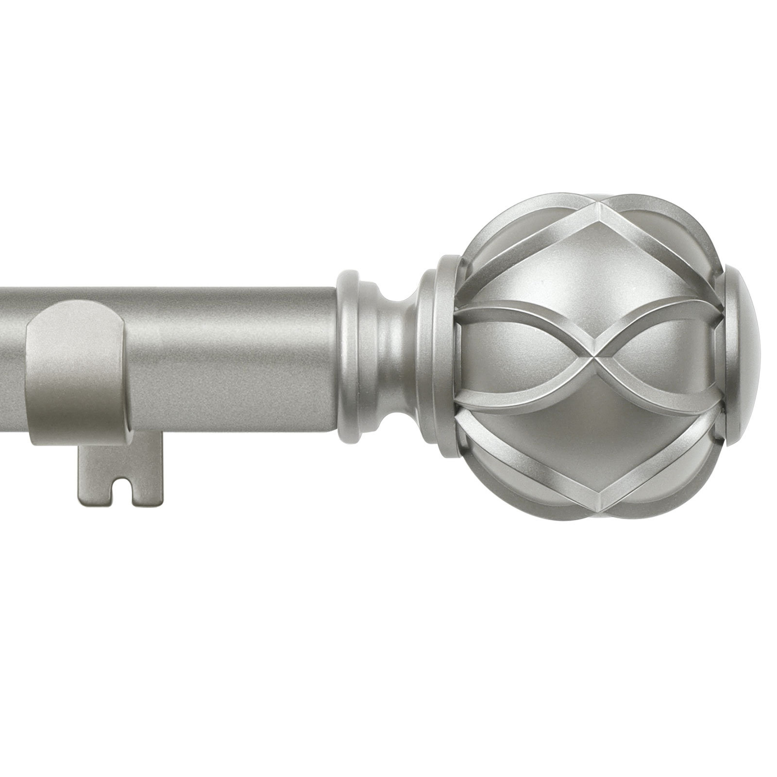 Charlton Home® Curtain Rods For Windows, Adjustable Decorative Drapery ...