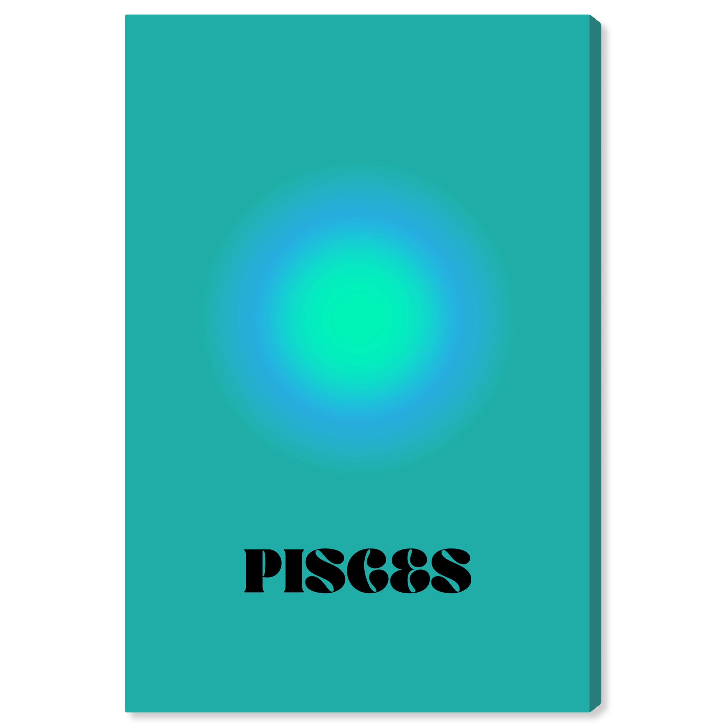 Ebern Designs Madilene Aura Pisces On Canvas Print | Wayfair