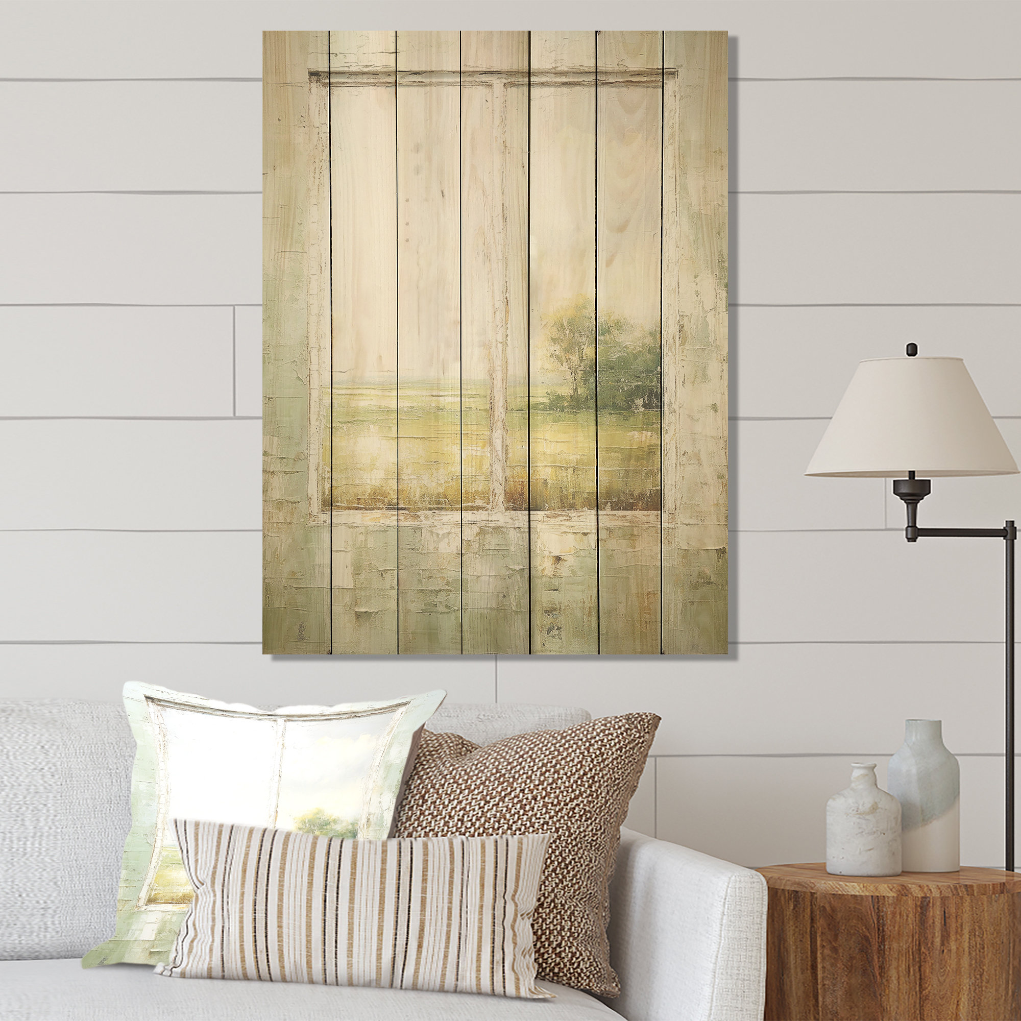 August Grove® Countryside Calm Farm Windows II - Farmhouse Windows On ...