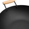 Oster Northcliffe 13.5 Inch Round Carbon Steel Flat Base Wok with ...