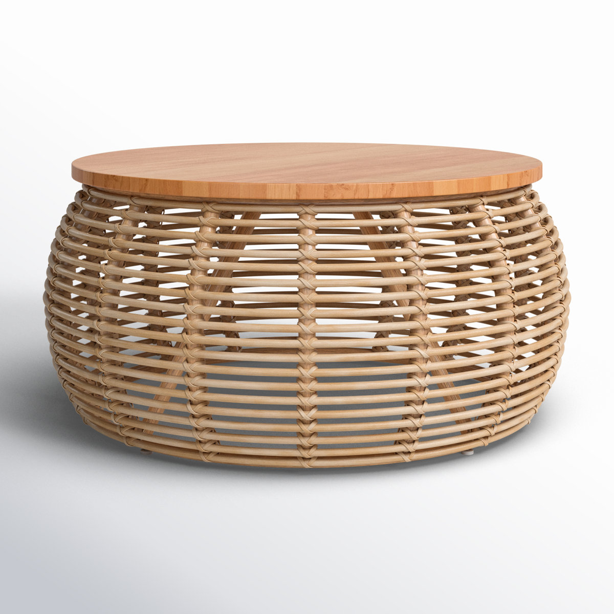 Joss & Main Rory Drum Coffee Table & Reviews | Joss & Main